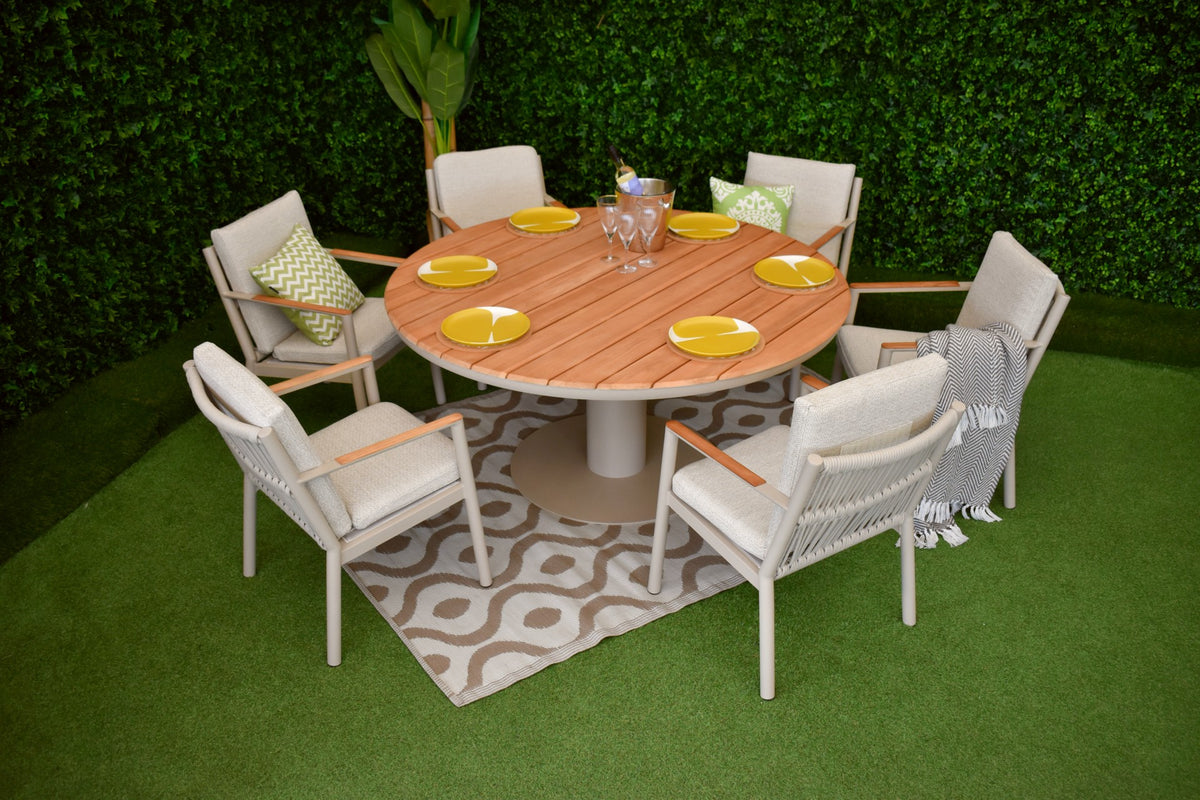 Palma Six Seater Round Suite — Euro Garden and Home