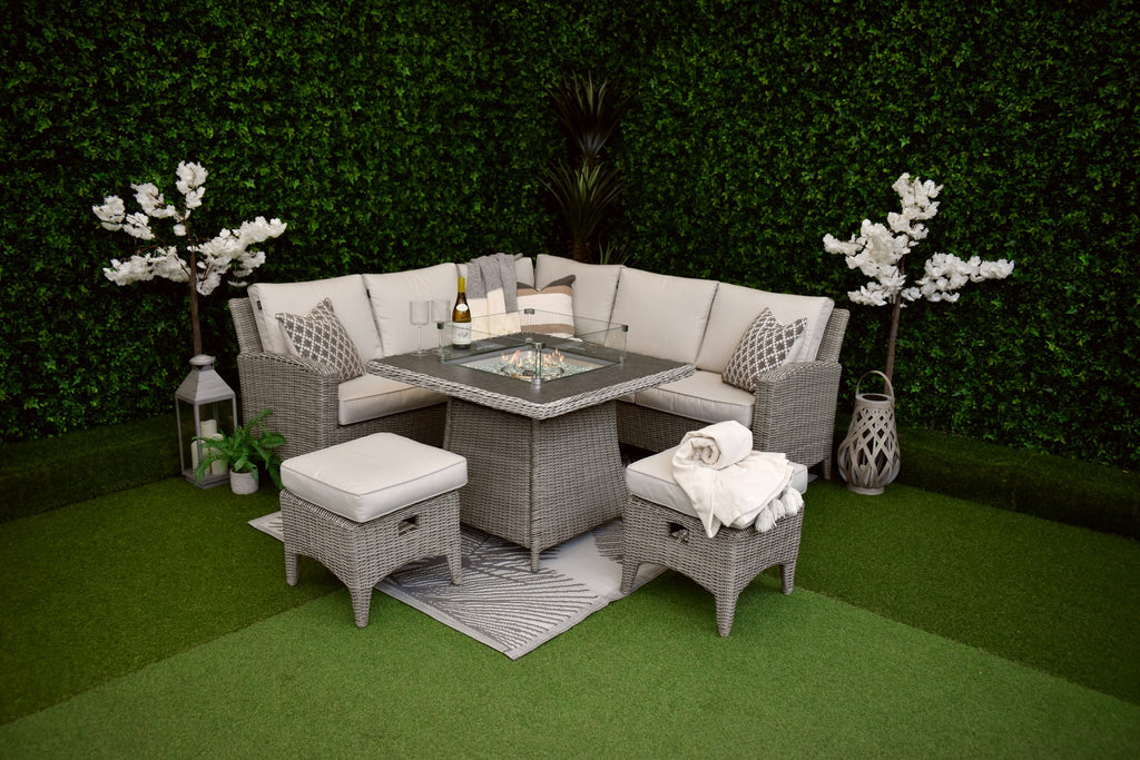 Rattan FirePit Suites — eurogardenandhome