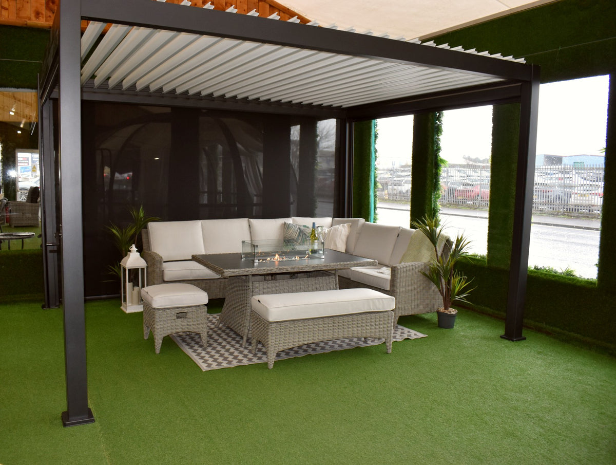 Chelsea 3m x 6m Manual Pavilion — Euro Garden and Home